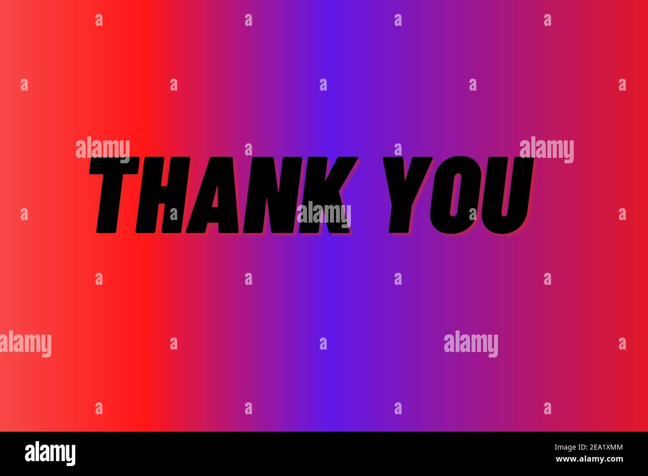 Thank you poster with text on white background. Colorful gradient Stock ...
