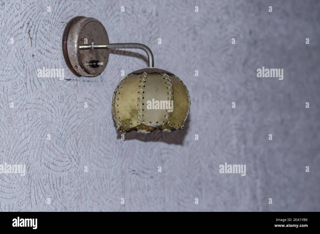 Old lamp on a wall hi-res stock photography and images - Alamy