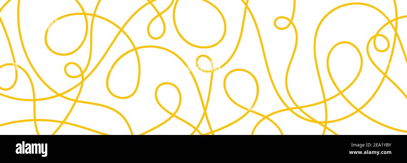 Wide abstract background with pasta, makaroni or spaghetti. Horizontal ...