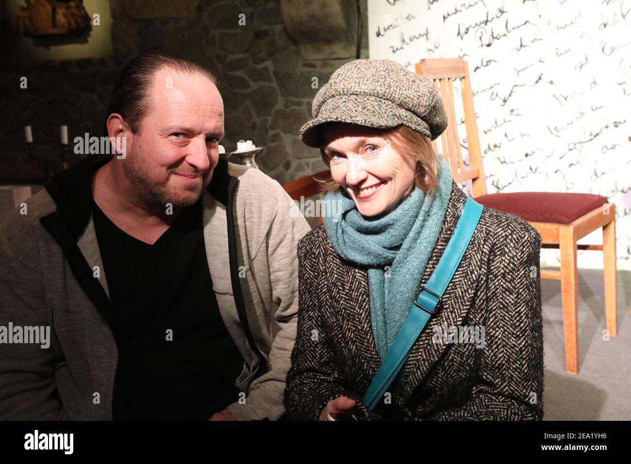 Josephine Hoppe (Tochter von Rolf Hoppe) bei der Aufzeichnung der ...