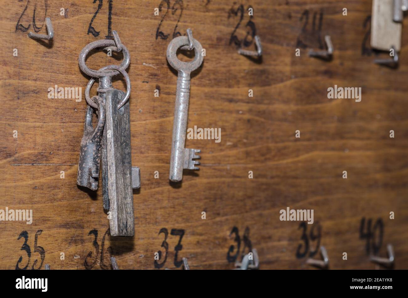 key board in a house detail view Stock Photo - Alamy