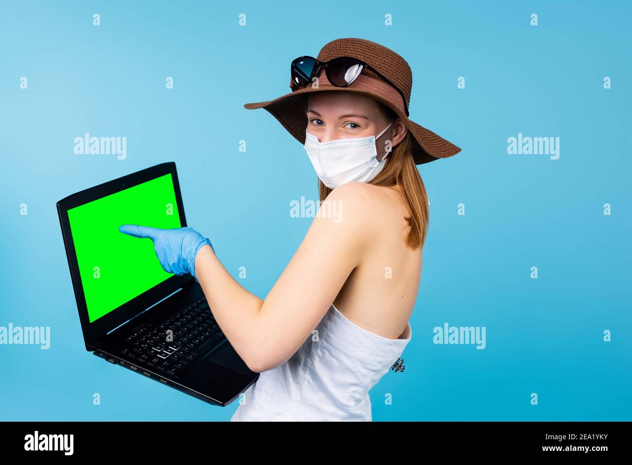 Greeen screen hi-res stock photography and images - Alamy