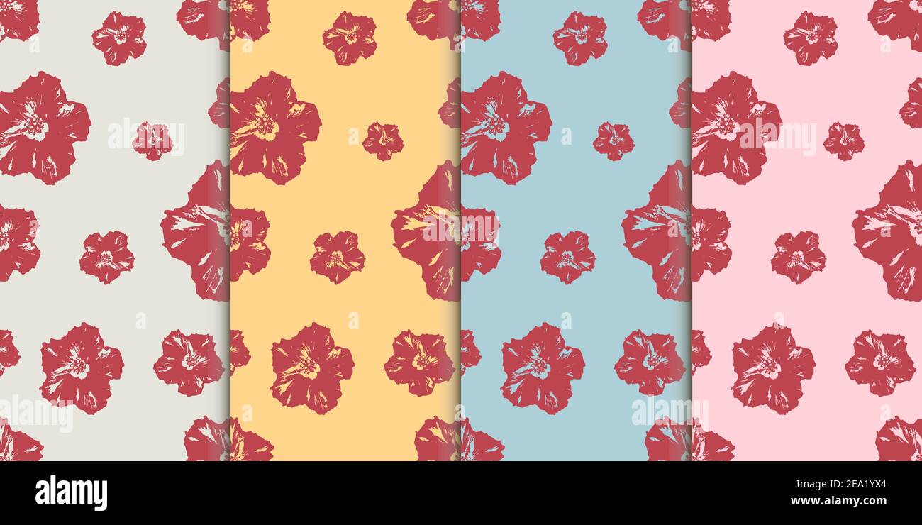Wildflower patterns Stock Vector Images - Alamy