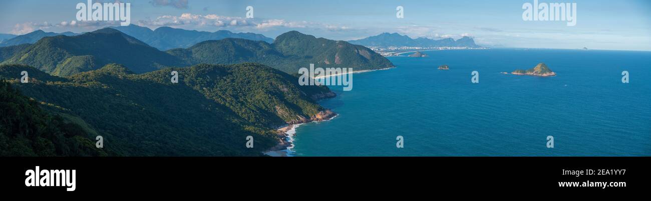 view of Rio De Janeiro from above. Brazil Stock Photo - Alamy