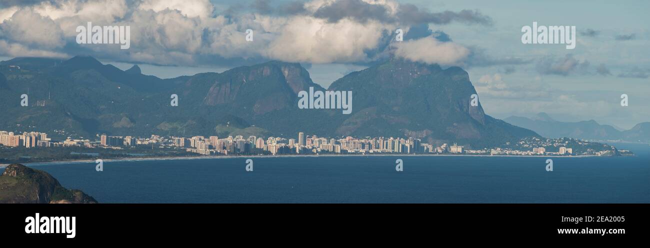 view of Rio De Janeiro from above. Brazil Stock Photo - Alamy