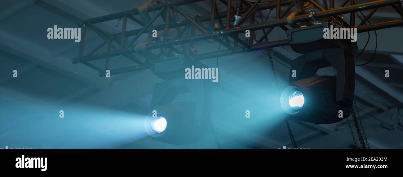 rays of light illuminate the scene at the concert Stock Photo - Alamy