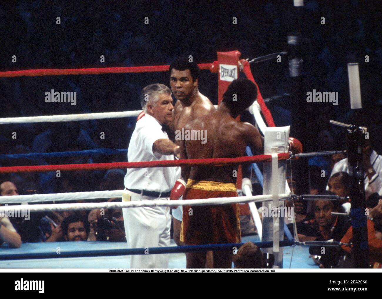 15th September 1978; MUHAMMAD ALI v Leon Spinks, Heavyweight Boxing ...