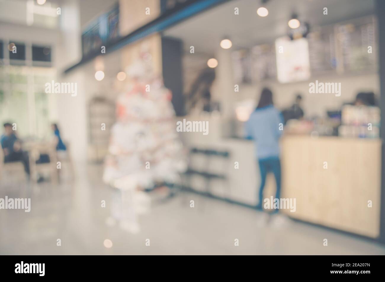 Coffee Shop Blurred background Stock Photo - Alamy