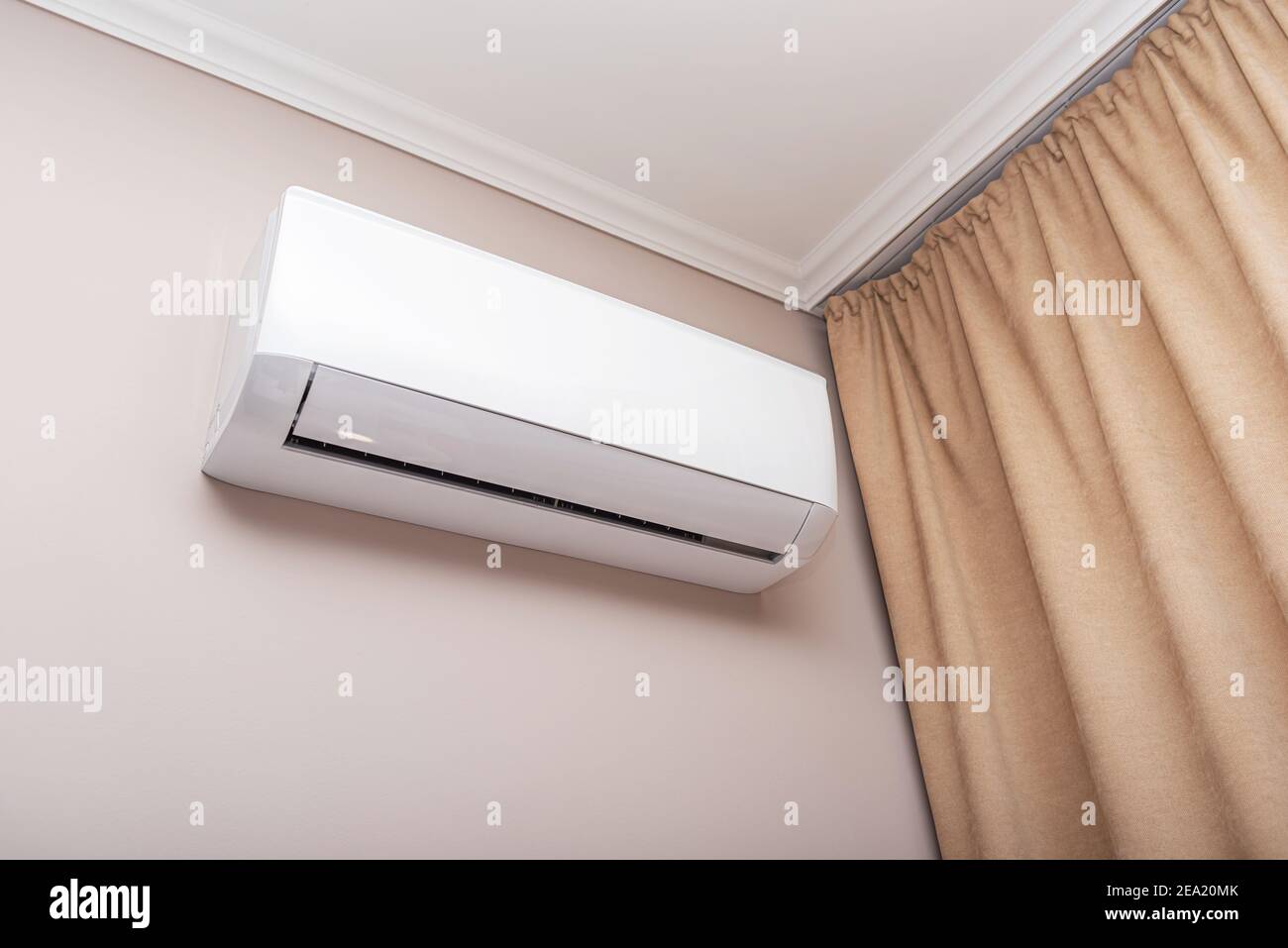 Air conditioner on the wall Stock Photo - Alamy