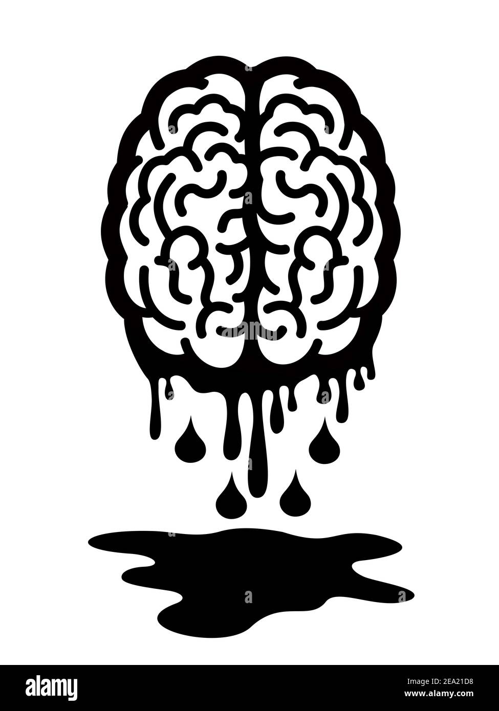 Brain Damage Clipart