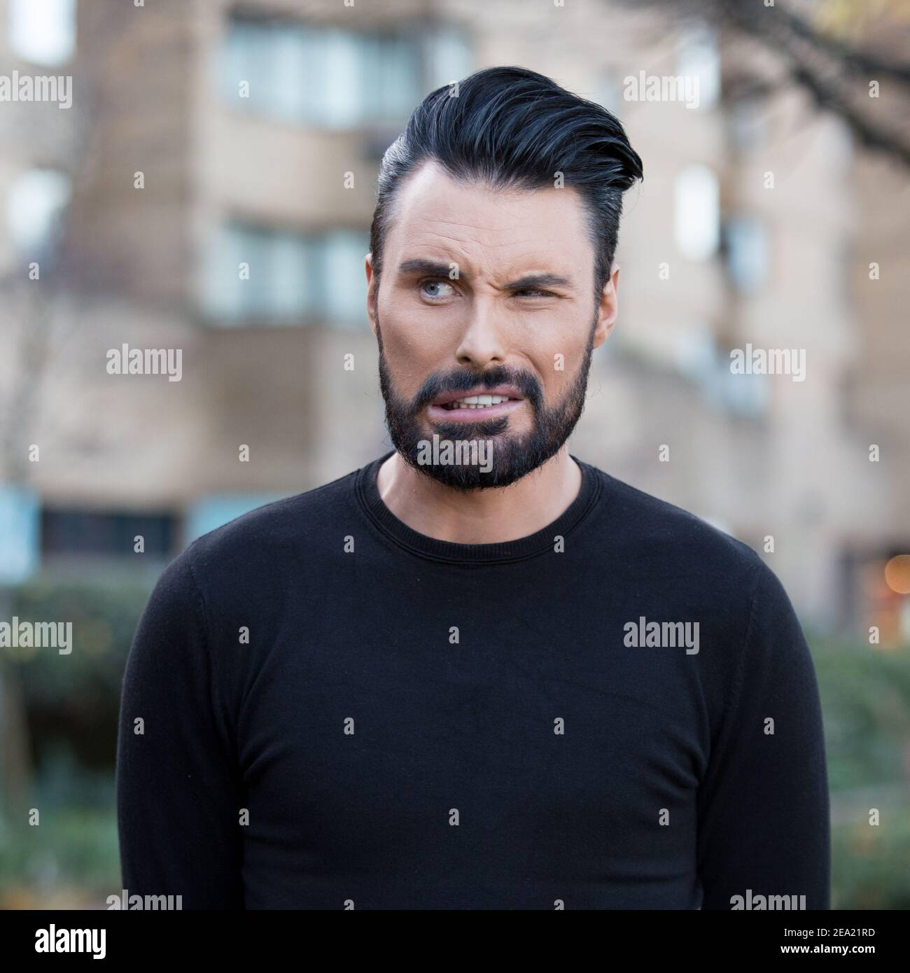 Rylan Clark Neal vox pop interviews and portraits Stock Photo - Alamy