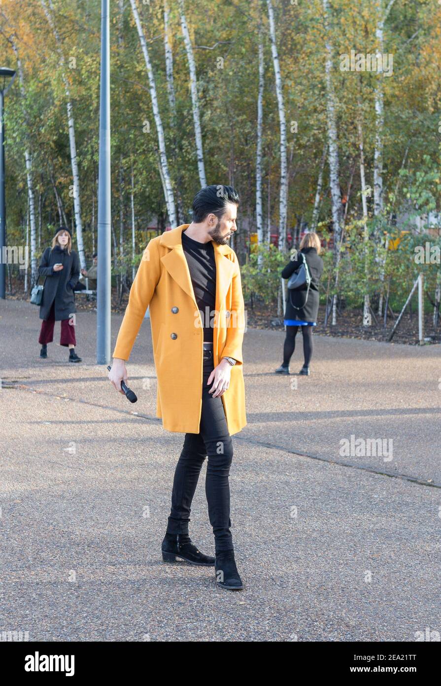 Rylan Clark Neal vox pop interviews and portraits Stock Photo - Alamy