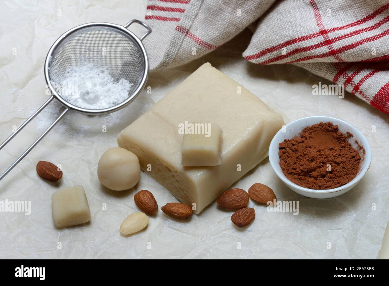 Marzipan almonds hi-res stock photography and images - Alamy