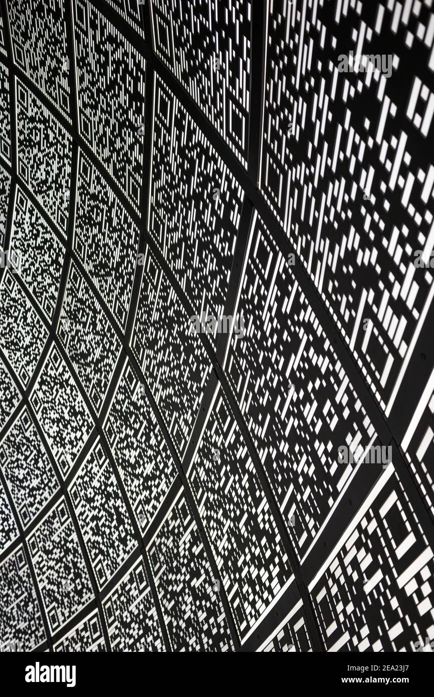 Abstract QR code background (abbreviated from Quick Response code Stock ...