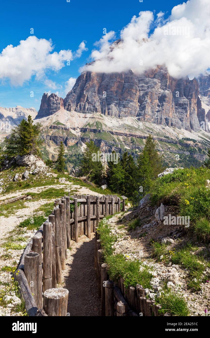Dolomites italy mountains ww1 hi-res stock photography and images - Alamy