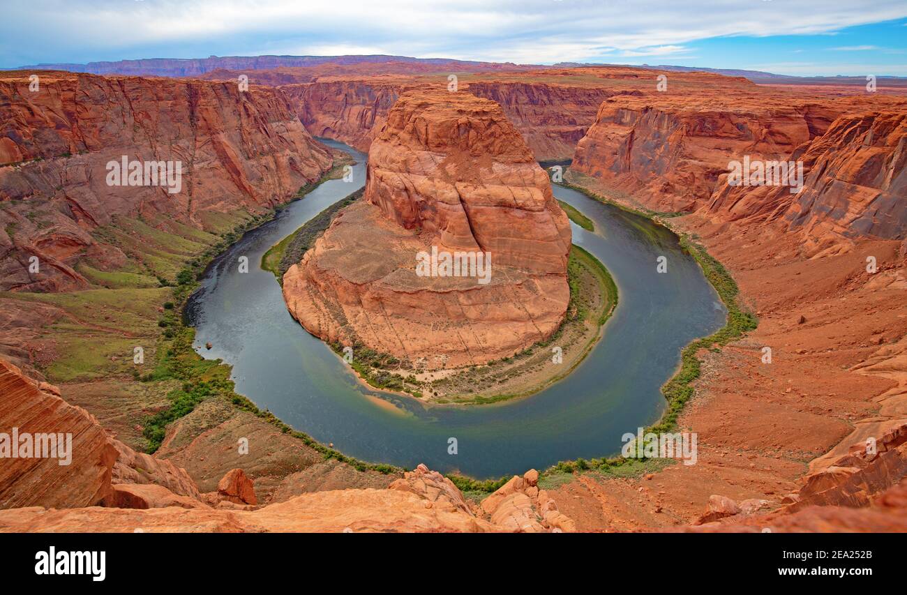 Famous Horseshoe canyon formation near Page, Arizona Stock Photo - Alamy