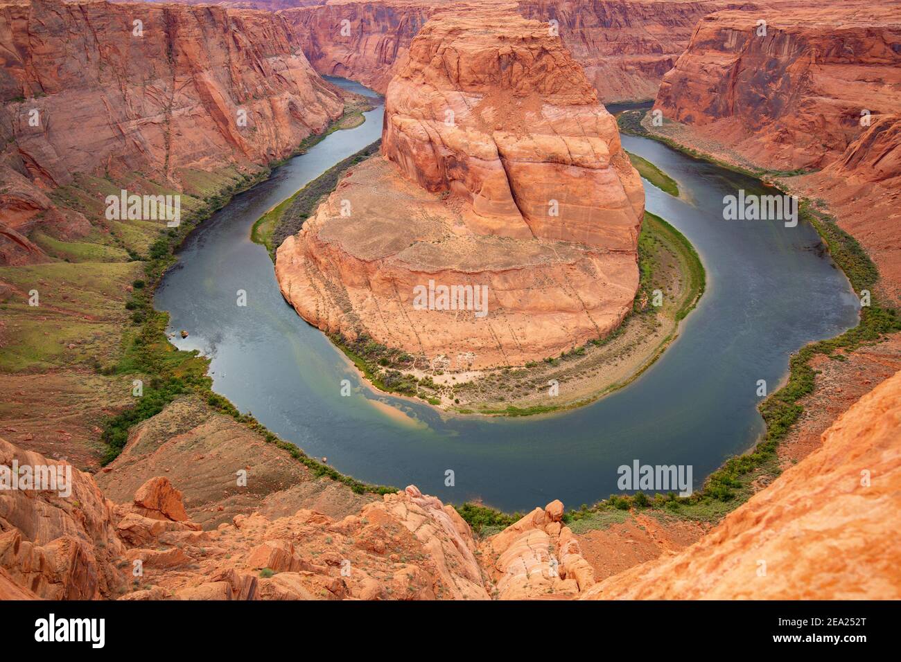 Famous Horseshoe canyon formation near Page, Arizona Stock Photo - Alamy