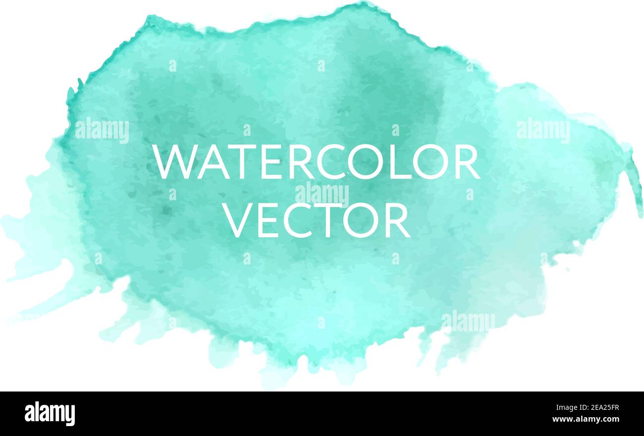 Abstract watercolor splash. Watercolor drop vector Stock Vector Image ...
