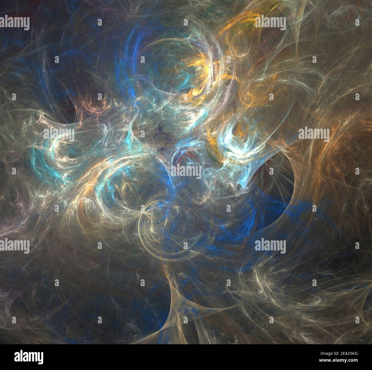 image of one Illustration of digital fractal Stock Photo - Alamy