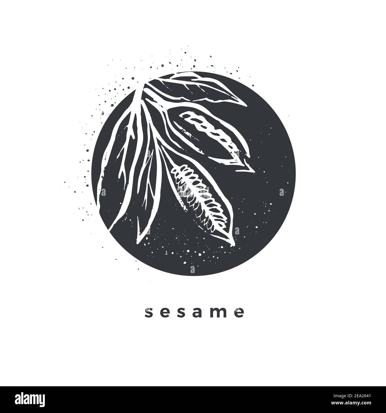 Sesame seed illustration hi-res stock photography and images - Alamy