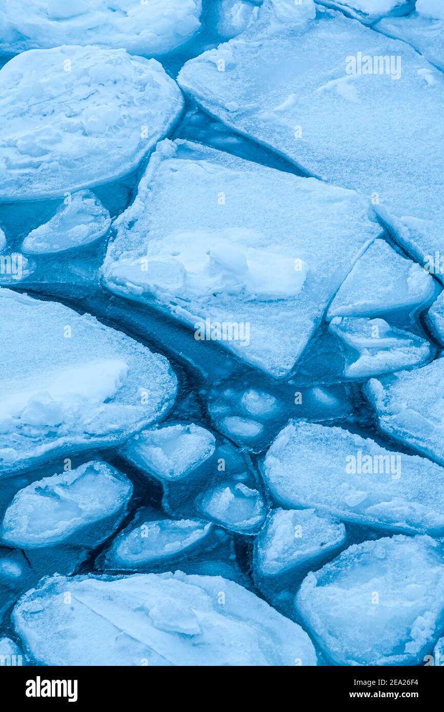 Plate Ice, Sea, Ice, Greenland Stock Photo - Alamy