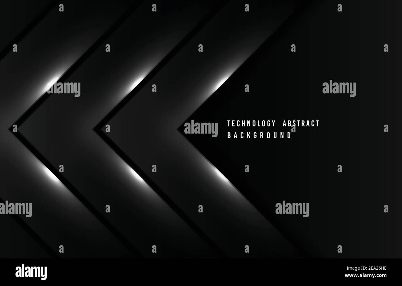 Abstract vector tech of black design decorative artwork futuristic with ...