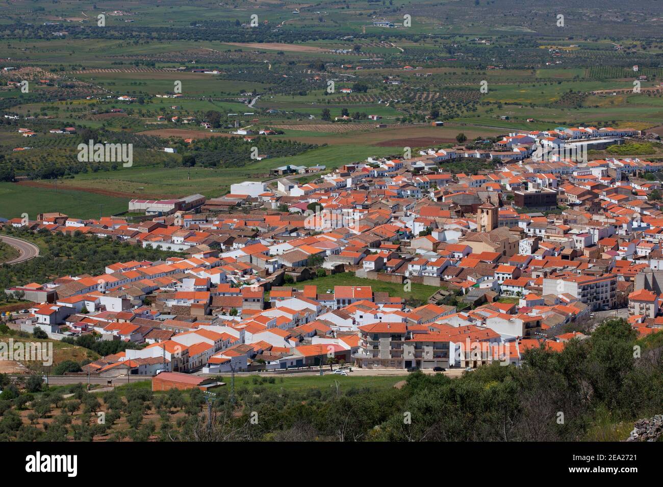 Village spain landscape hi-res stock photography and images - Alamy