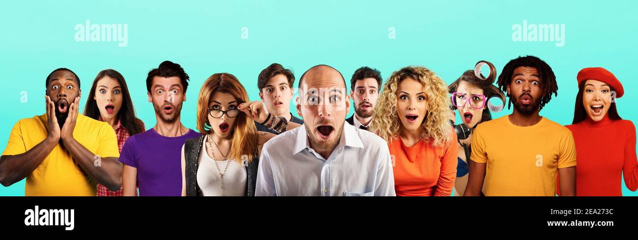 Funny face shock surprised hi-res stock photography and images - Alamy