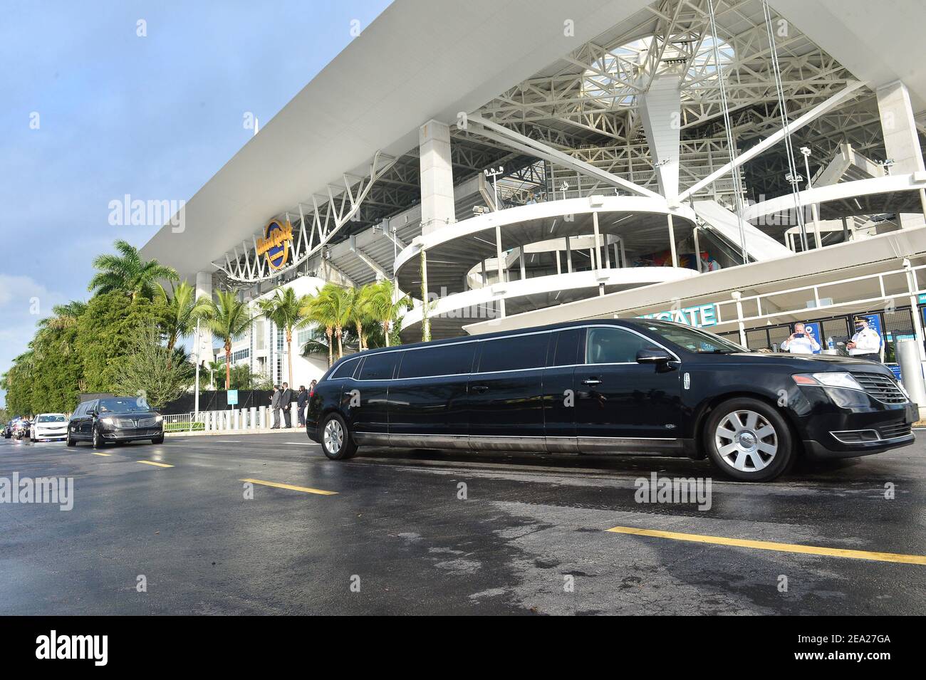MIAMI GARDENS, FLORIDA - FEBRUARY 06: Funeral procession for slain FBI ...
