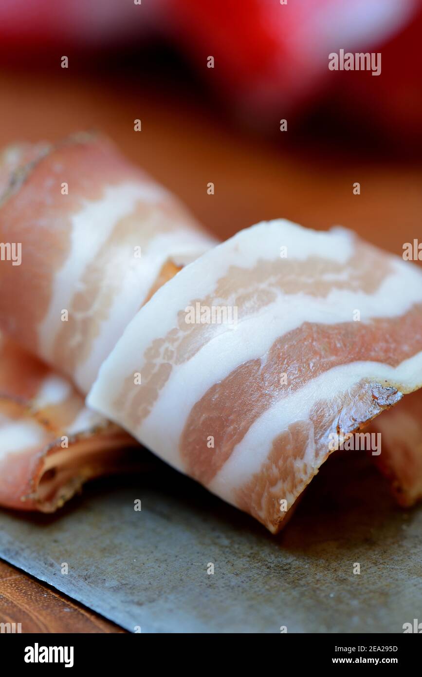 Bacon strips hi-res stock photography and images - Alamy