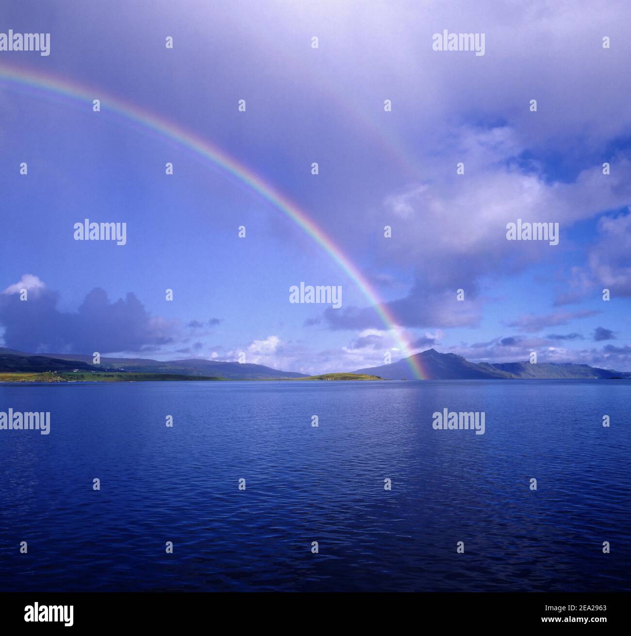 Rainbow, Isle of Skye, Scotland, United Kingdom Stock Photo - Alamy