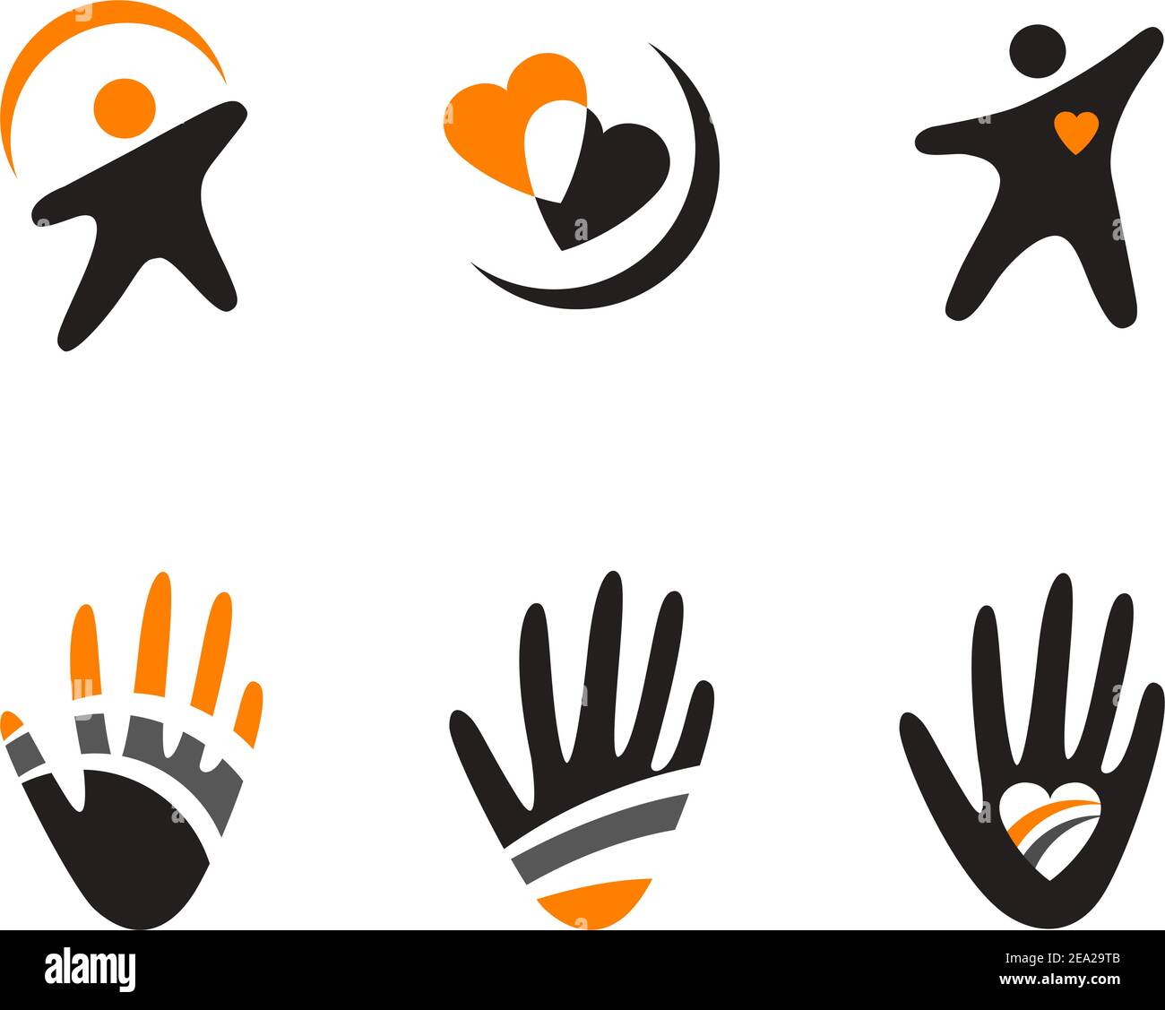 Set of color symbols isolated on white Stock Vector Image & Art - Alamy