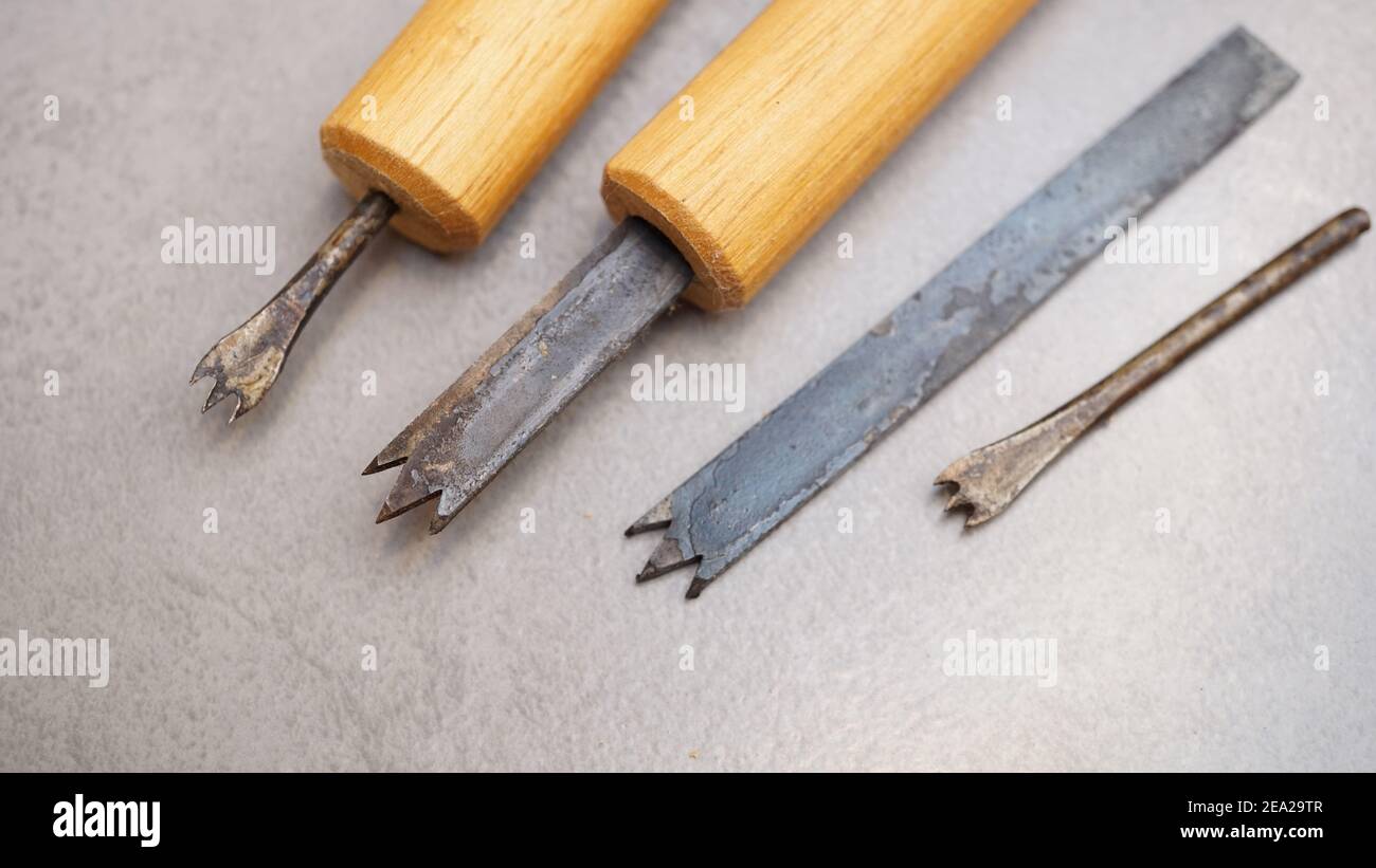 Viking bone tools hi-res stock photography and images - Alamy