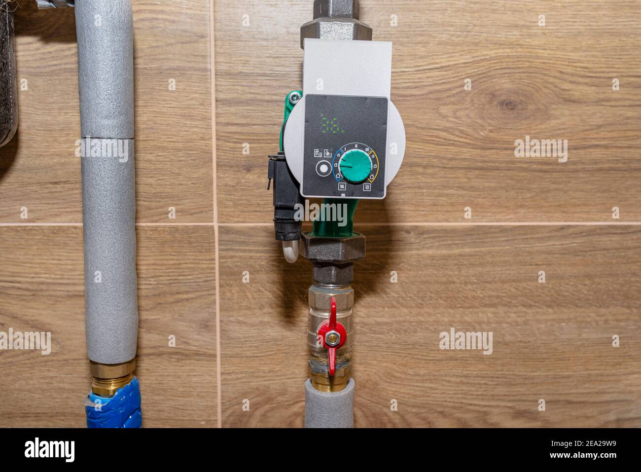 Water circulation pump for underfloor heating in a modern gas boiler ...