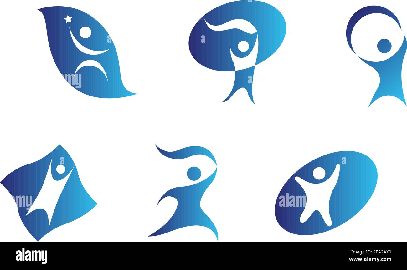 Isolated people signs and symbols for design Stock Vector Image & Art ...