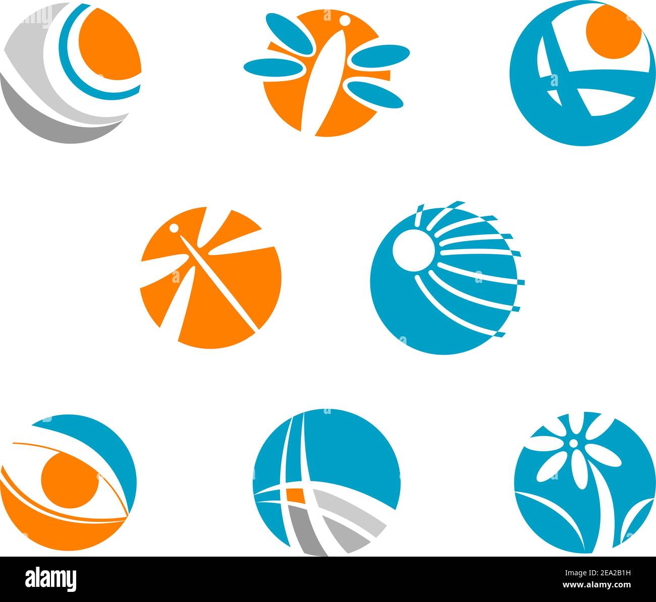 Set of color symbols isolated on white Stock Vector Image & Art - Alamy