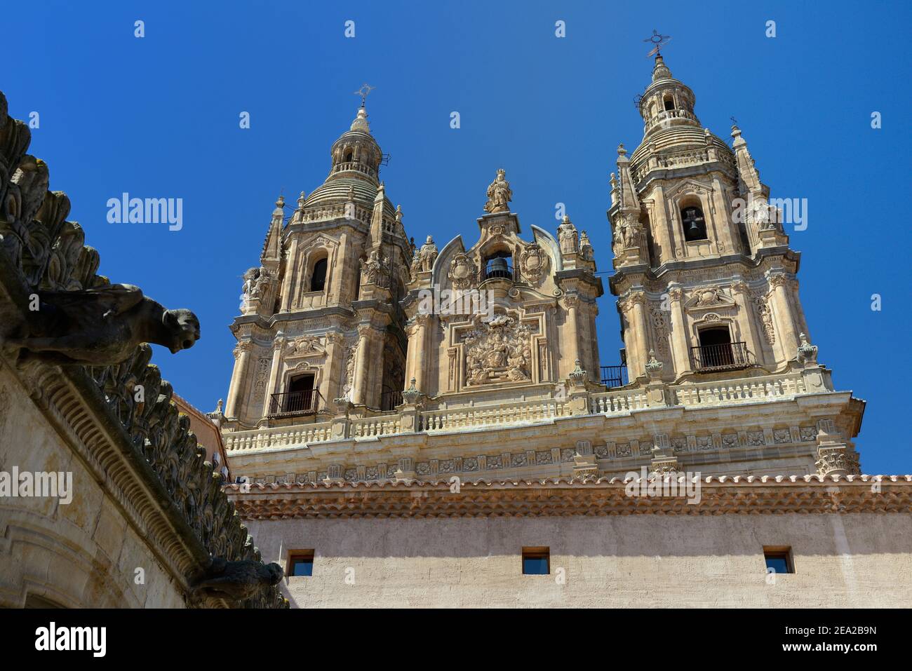 Church La Clerica ( Iglesia de la Clerica) and courtyard of the Casa de ...