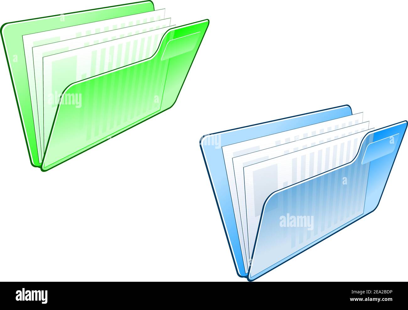 Computer folder icon in hi-res stock photography and images - Alamy