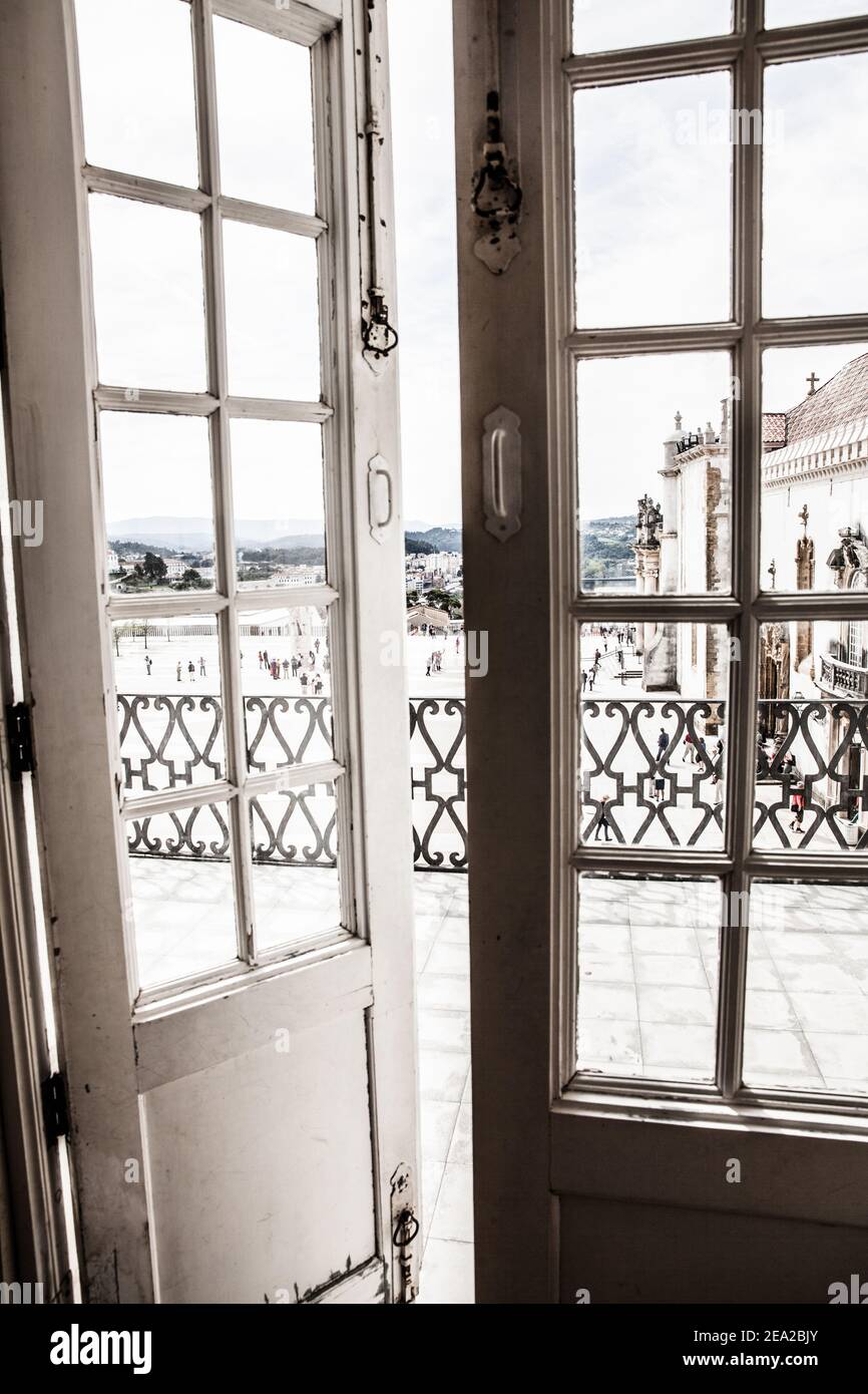 looking out of windows Stock Photo - Alamy