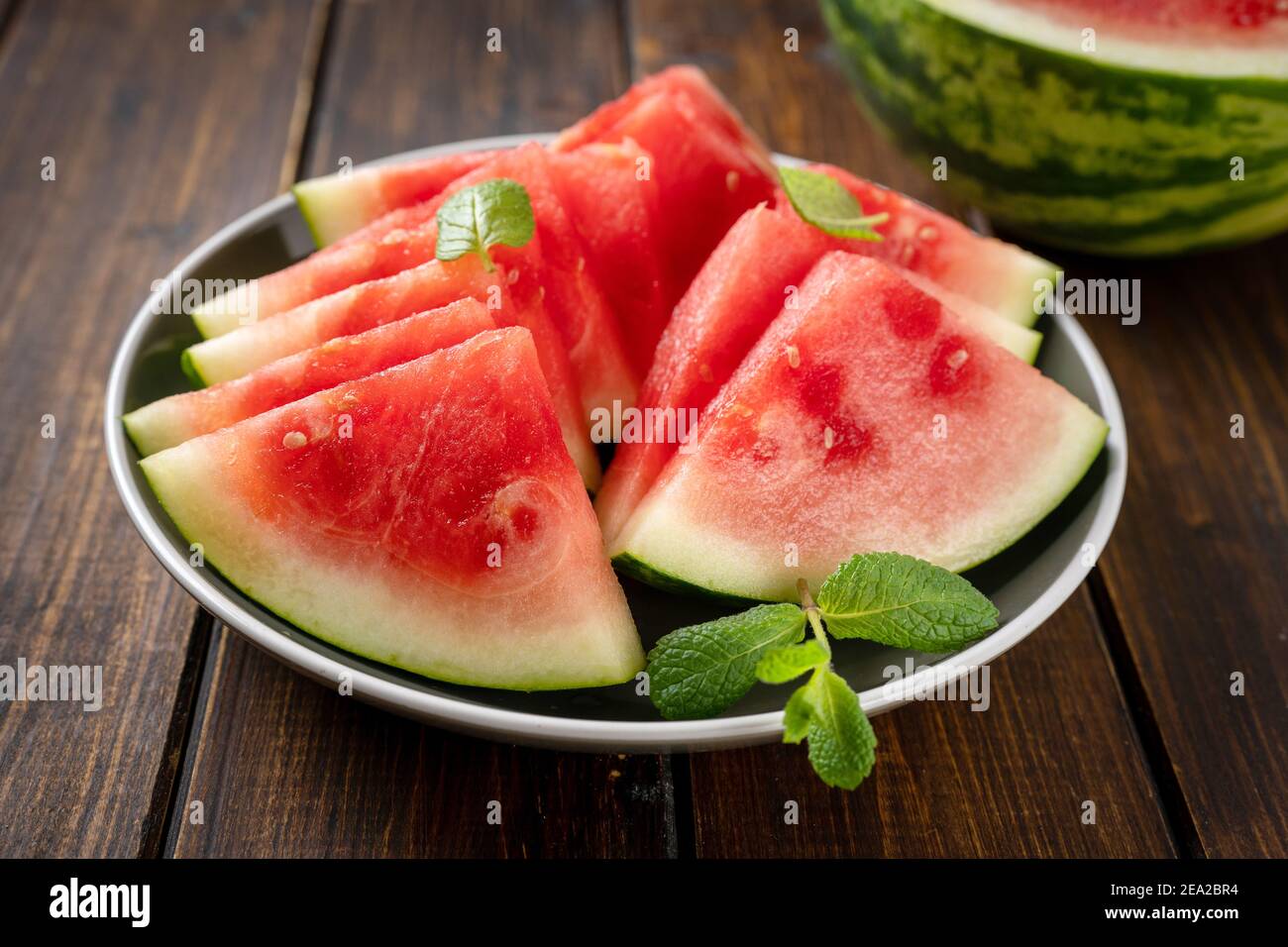 Watermelon Slice In Plate