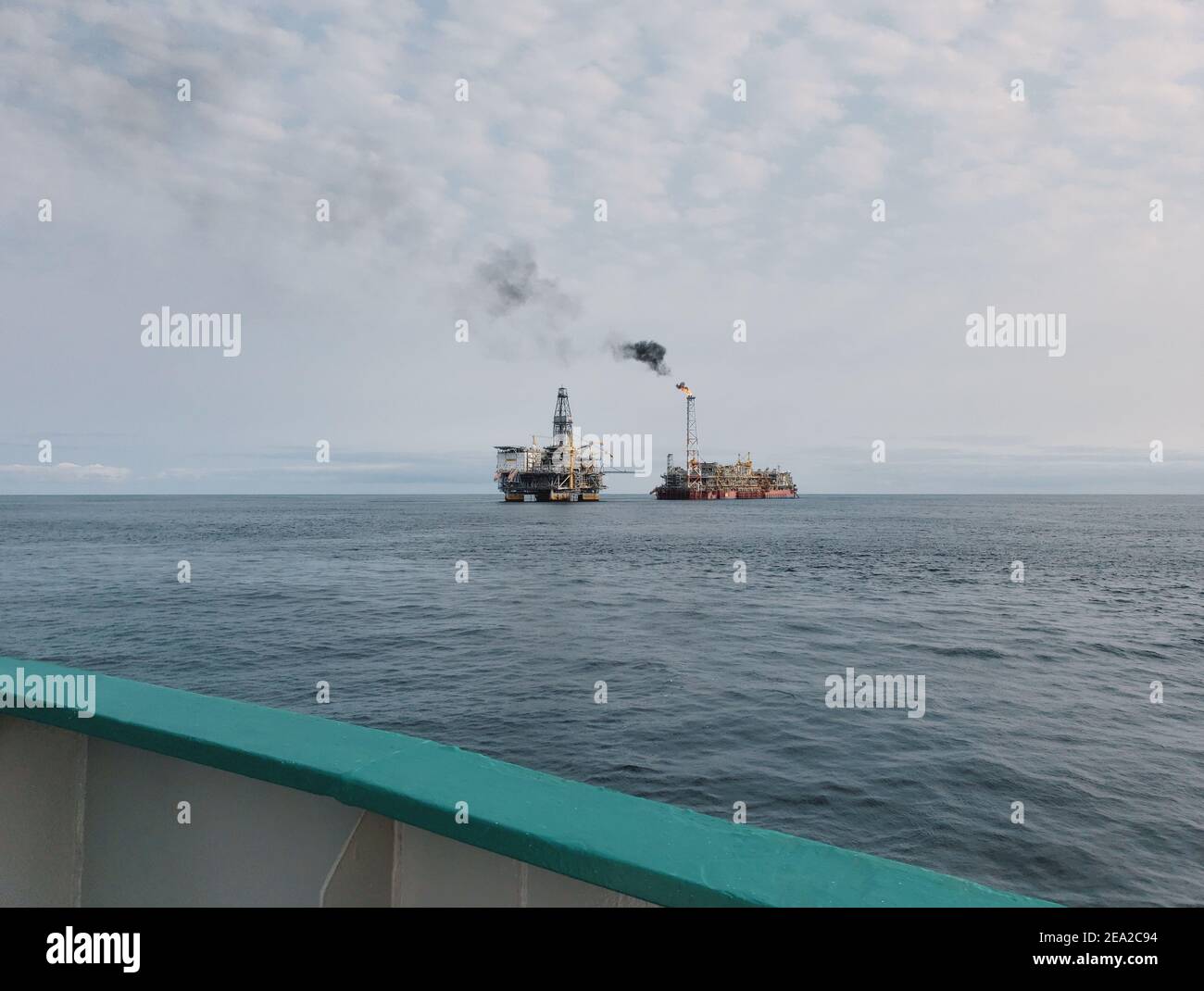 Floating production storage and offloading (FPSO) vessel, oil and gas ...
