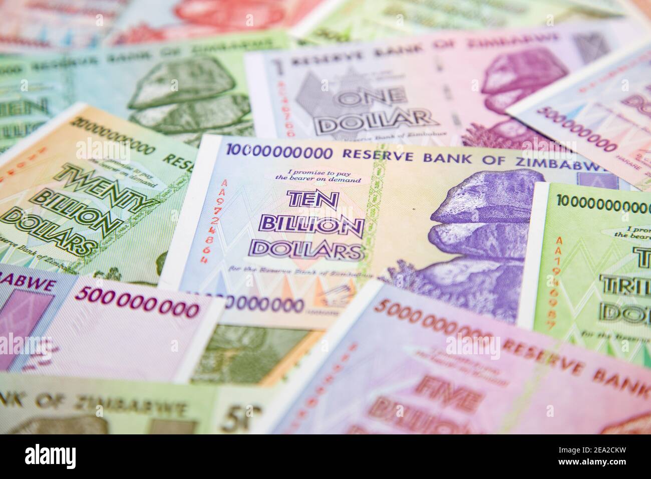 Banknotes of Zimbabwe after hyperinflation Stock Photo - Alamy