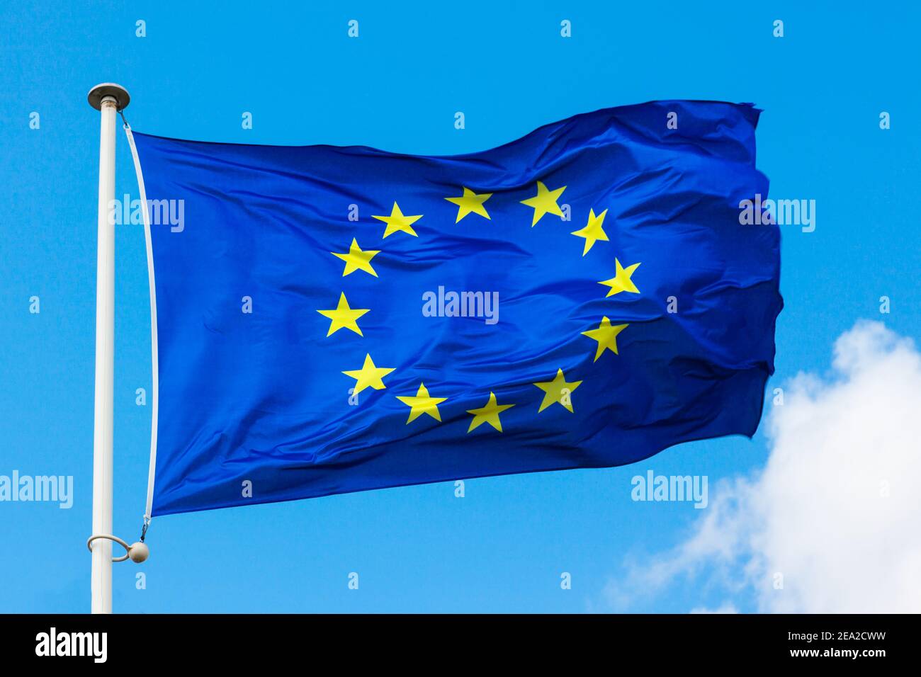 Close up europe flag in hi-res stock photography and images - Alamy