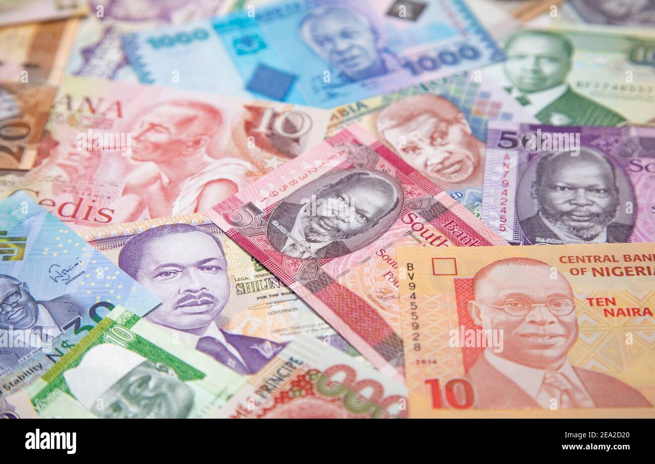 Variety of South American banknotes Stock Photo - Alamy