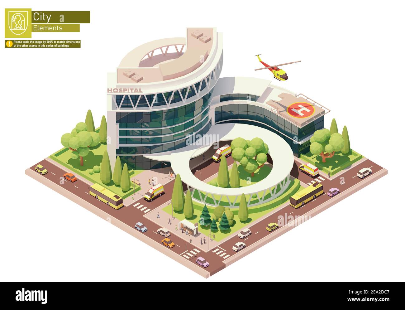 Hospital Helicopter Building High Resolution Stock Photography and ...