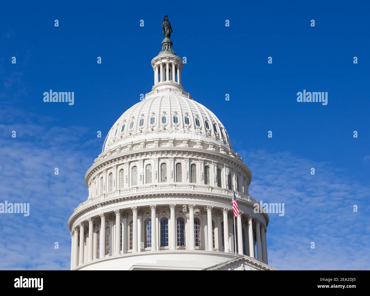 Capitol building close up is in Washington DC. The dome of american ...