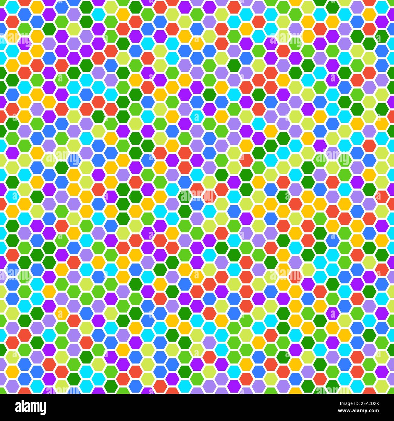 Colorful modern bee honeycomb seamless pattern, art honey texture Stock ...