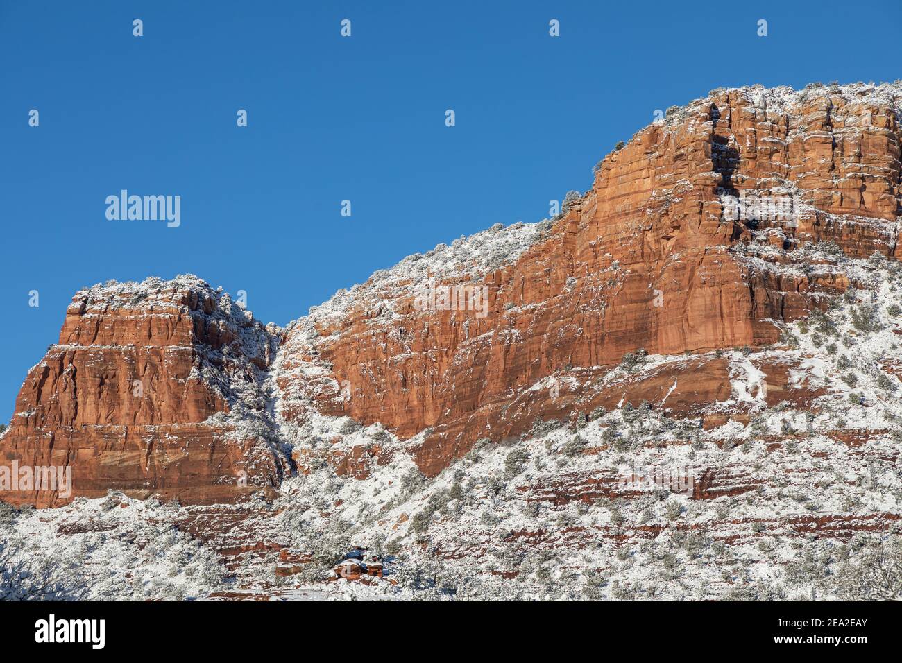 Scenic Winter Landscape in Sedona Arizona Stock Photo - Alamy