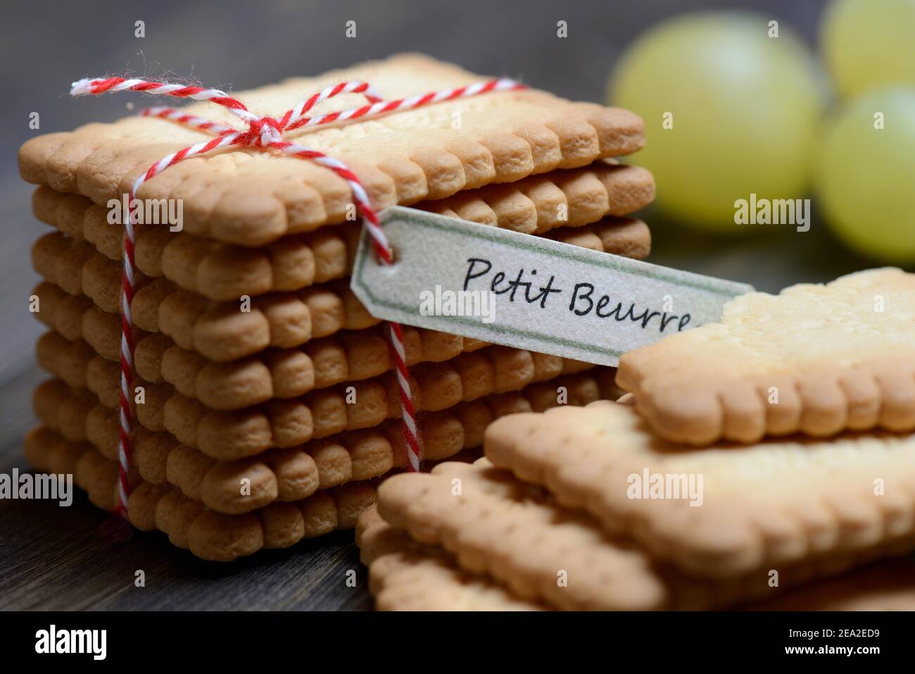 Butter biscuits, butter biscuits, petit beurre, France Stock Photo - Alamy