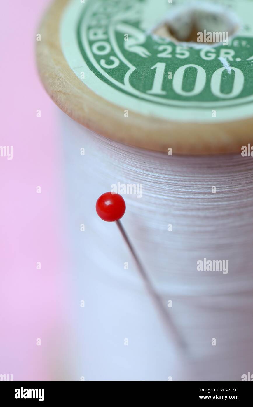 Pin and reel Stock Photo - Alamy